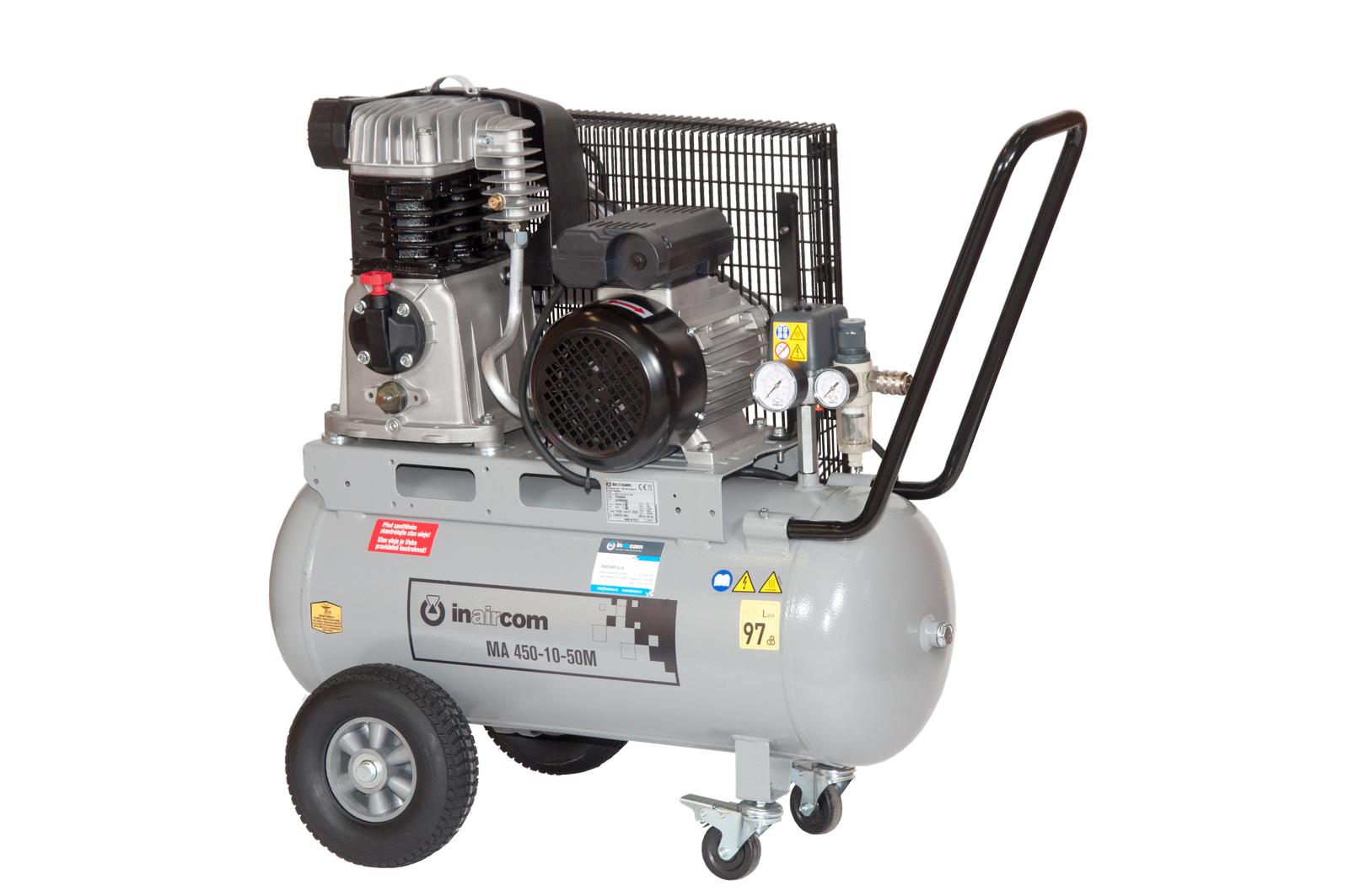 MOBIL AIR 450-10-50T Pojízdný pístový kompresor Mobil Air 2,2 kW | Inaircom